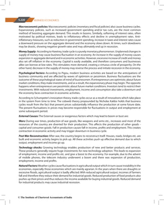 CA NOTES ON BUSINESS CYCLES IN BUSINESS ECONOMICS | PDF
