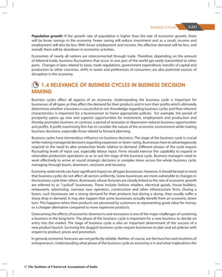 CA NOTES ON BUSINESS CYCLES IN BUSINESS ECONOMICS | PDF