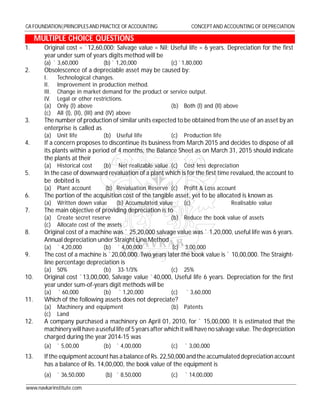 CA NOTES ON DEPRECIATION | PDF