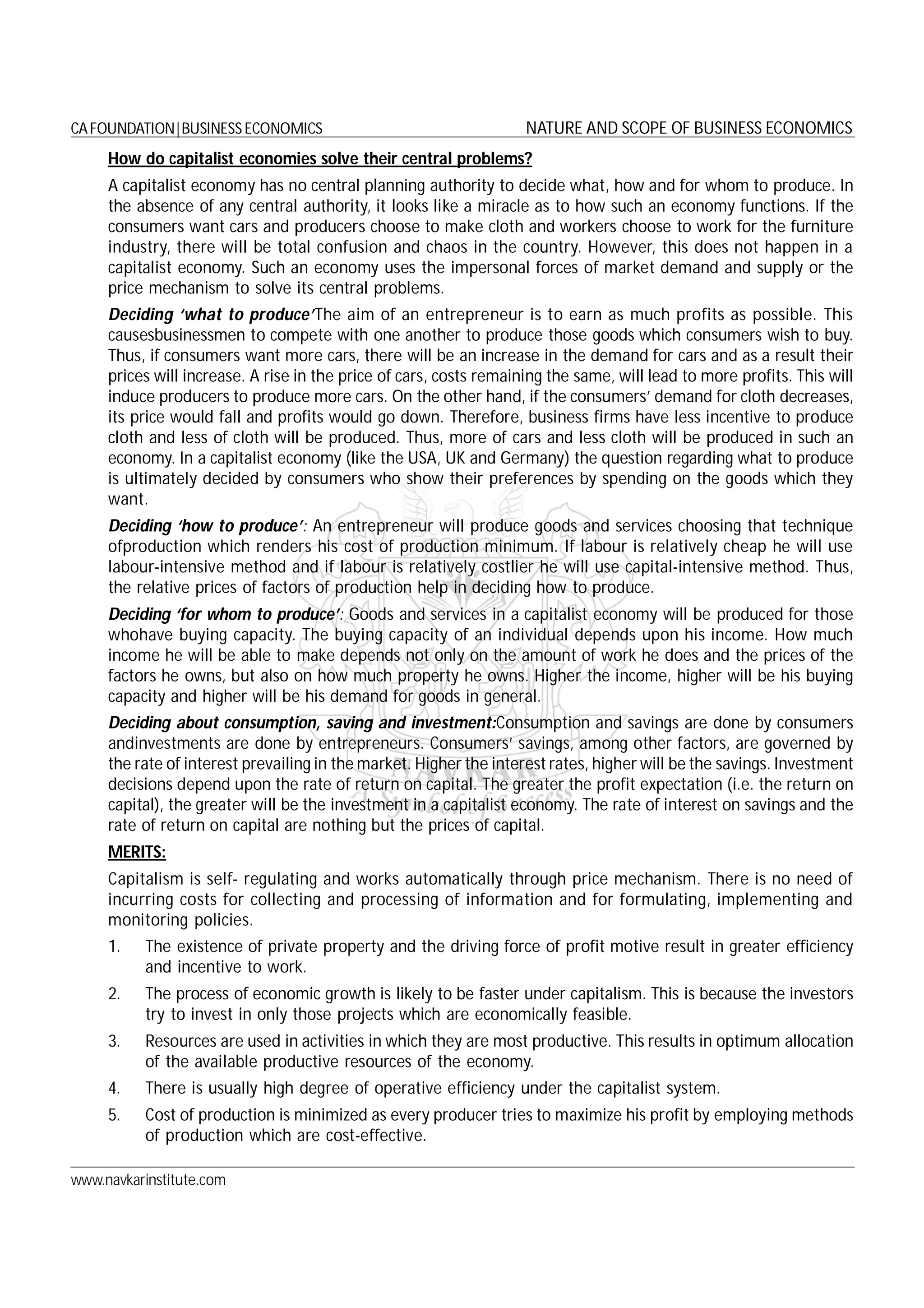 CA NOTES ON NATURE AND SCOPE OF BUSINESS ECONOMICS | PDF | Business ...