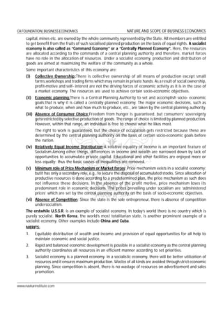 CA NOTES ON NATURE AND SCOPE OF BUSINESS ECONOMICS | PDF