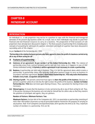 CA NOTES ON PARTNERSHIP ACCOUNTS | PDF | Stocks and Bonds | Personal ...