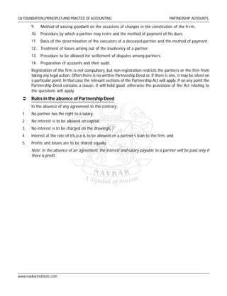CA NOTES ON PARTNERSHIP ACCOUNTS | PDF | Stocks and Bonds | Personal ...