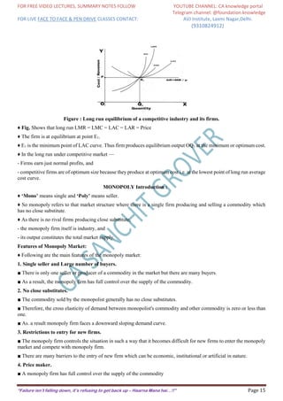CA NOTES ON PRICE DETERMINATION | PDF