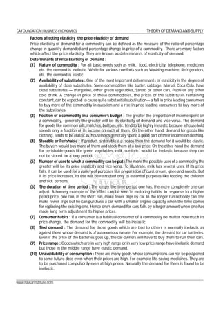 CA NOTES ON THEORY OF DEMAND AND SUPPLY IN BUSINESS ECONOMICS | PDF