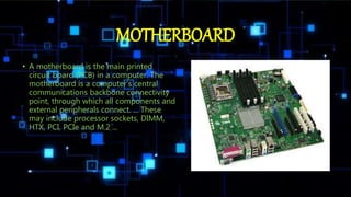 Computer Input and Output Devices | PPTX