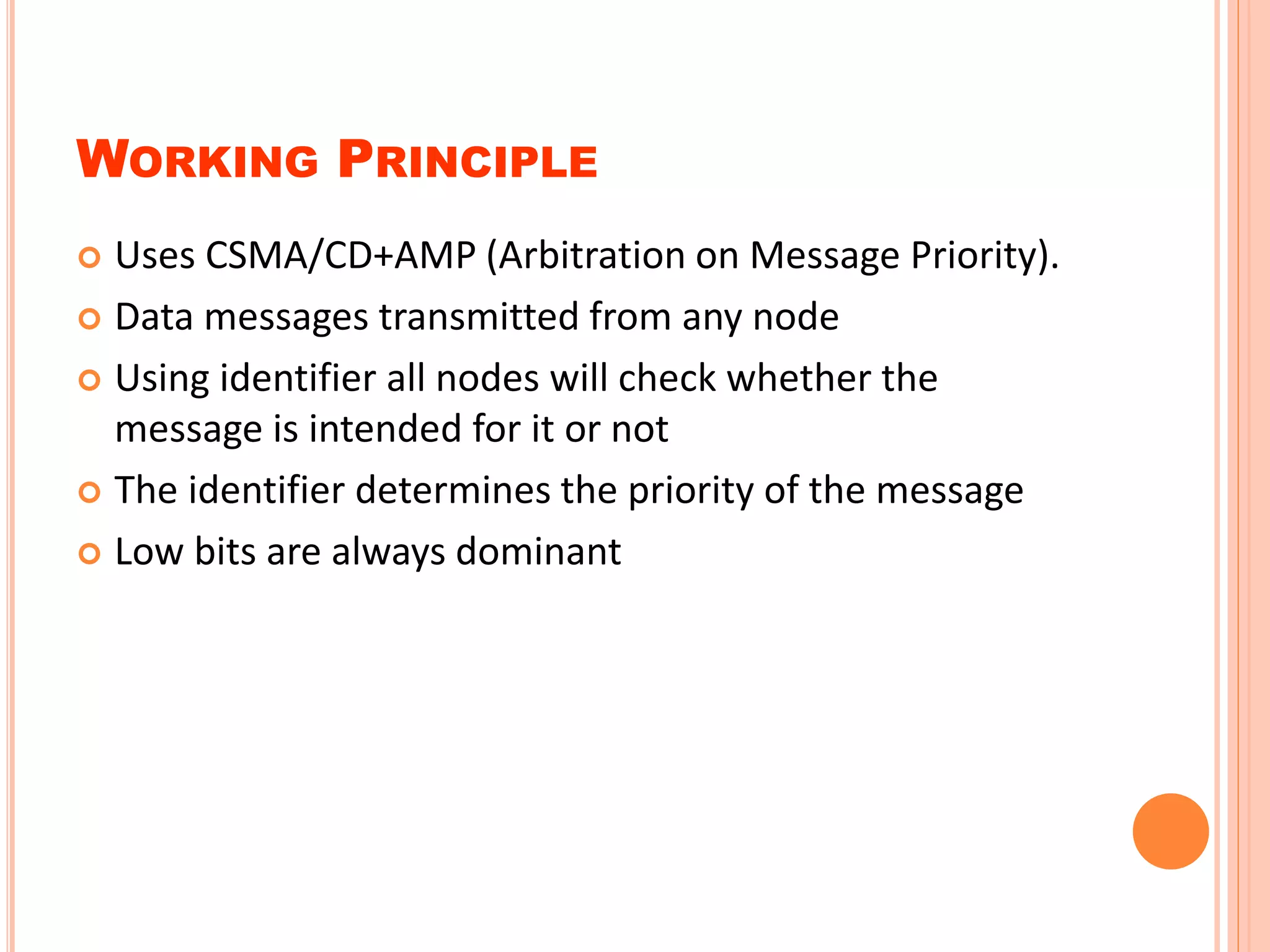 Controller Area Network(CAN) | PPTX