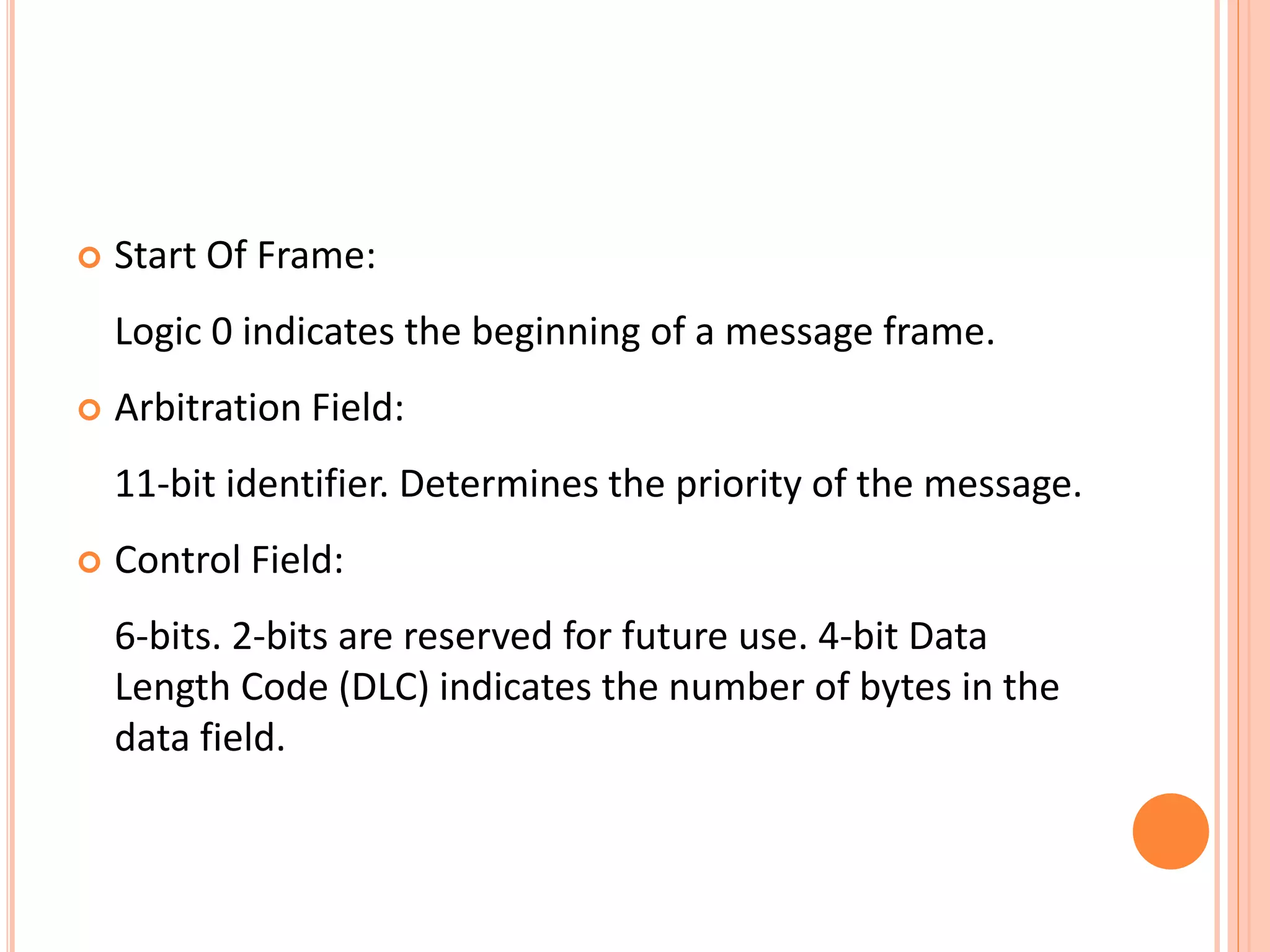 Controller Area Network(CAN) | PPTX
