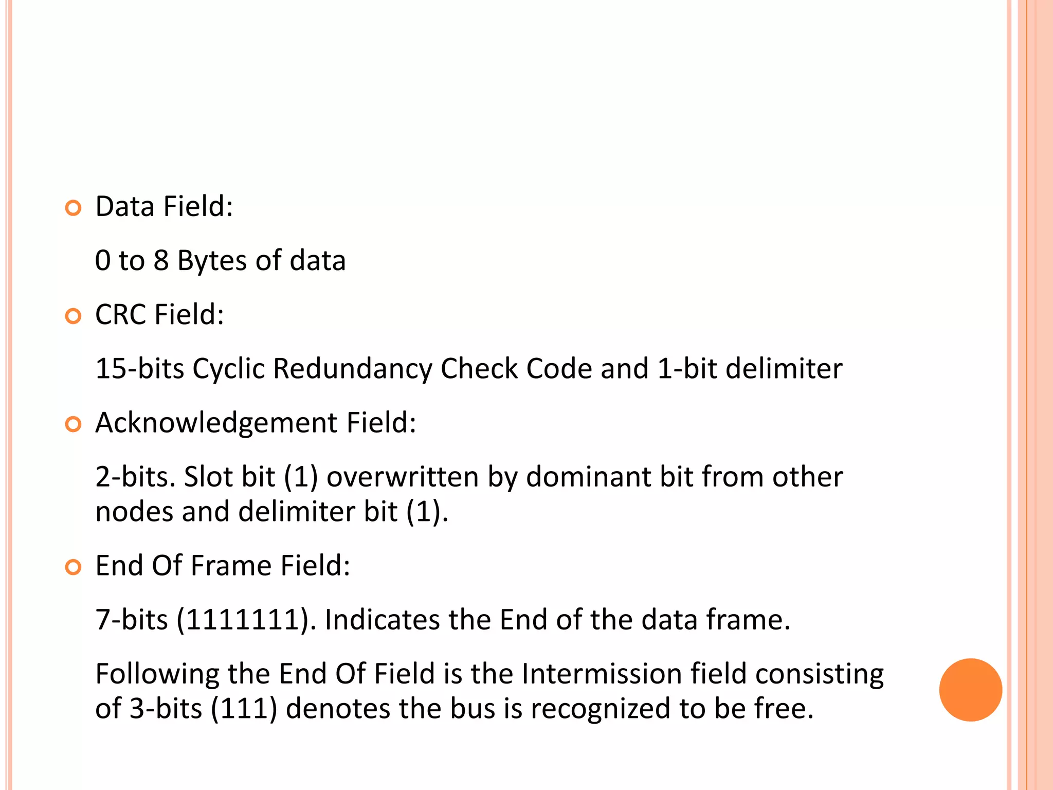Controller Area Network(CAN) | PPTX