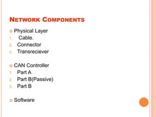 Controller Area Network(CAN) | PPTX