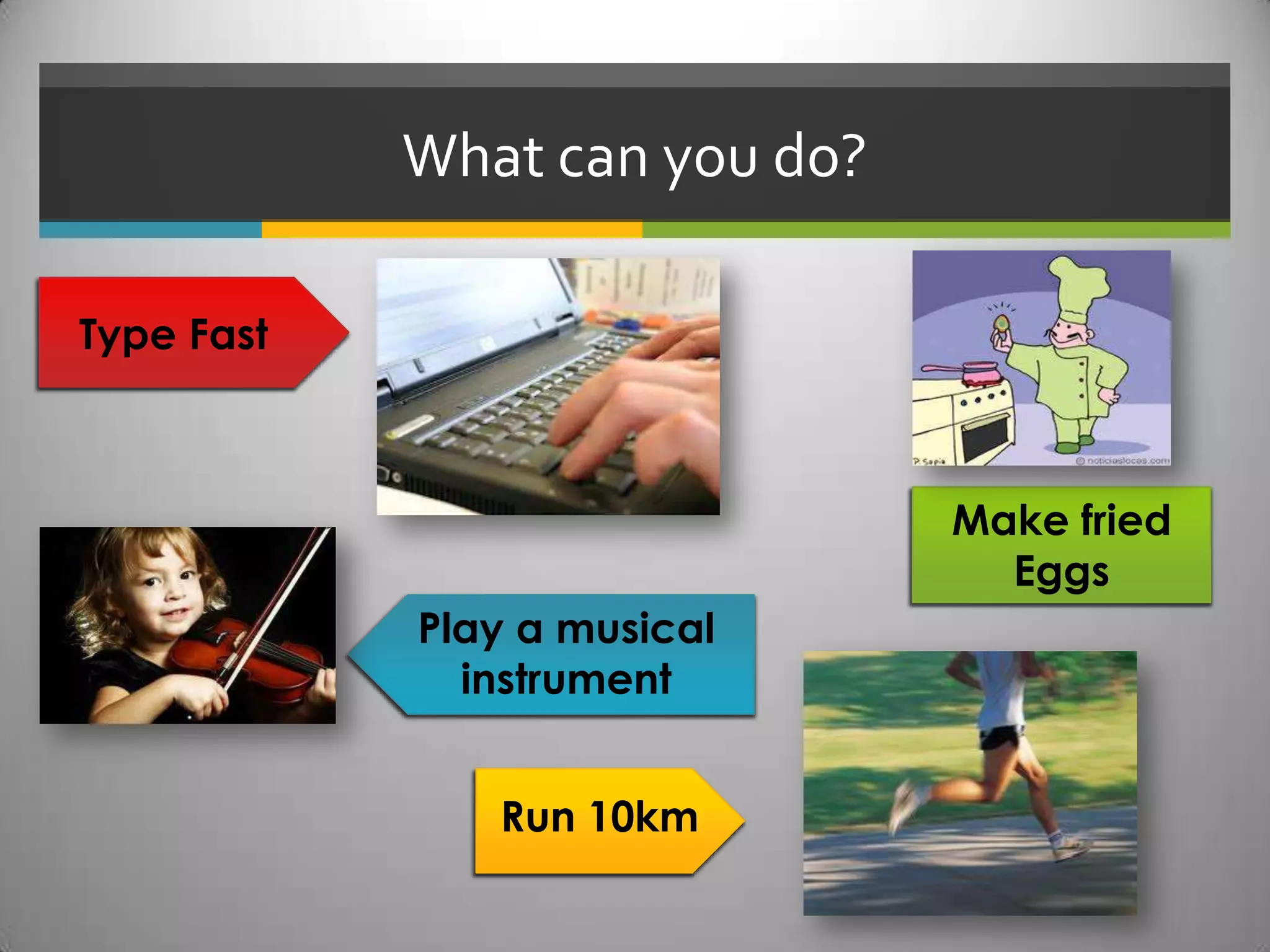 Can present simple | PPT