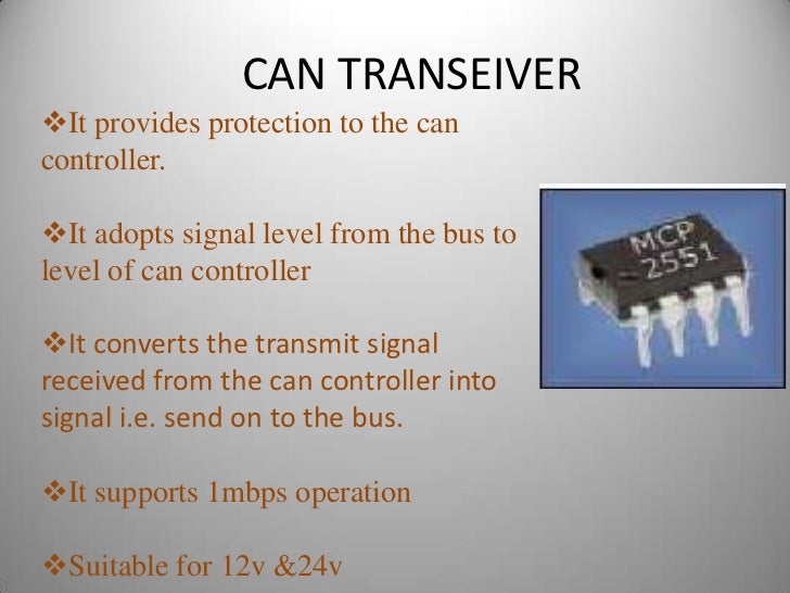 Can protocol implementation for data communication (2)