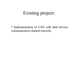 Can protocol implementation in automobile industry using wireless ...