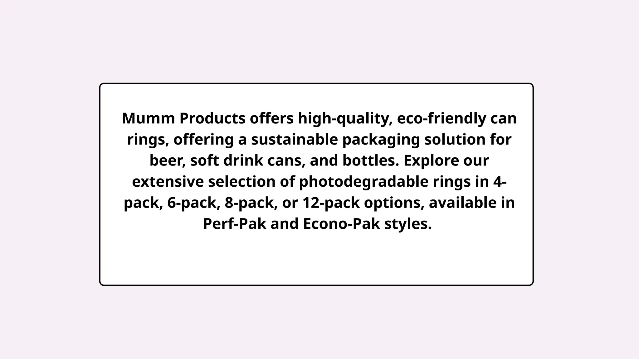 Eco-Friendly Can Rings for Beverage Packaging | Six Pack Rings | PPTX