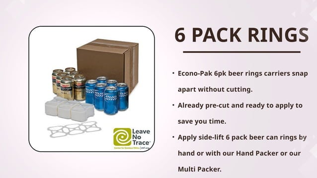 Eco-Friendly Can Rings for Beverage Packaging | Six Pack Rings | PPT
