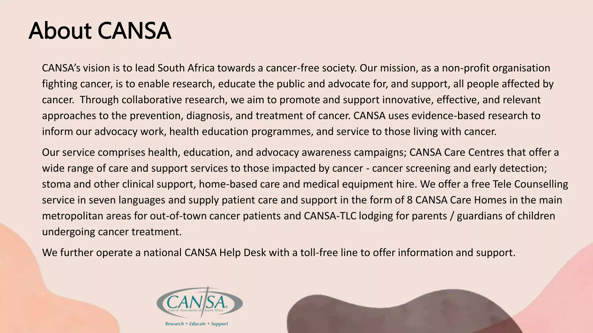 CANSA Care Month Aug 2023 Coping with Cancer.pptx