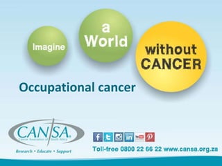 Cancer Risks at Work - CANSA | PPTX