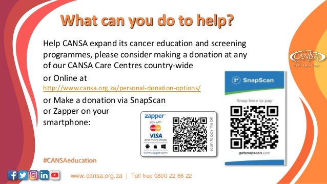 CANSA says Choose Smoke-free Lives - May 2022 | PPTX