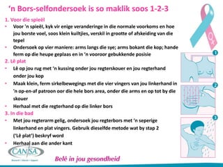 CANSA Vrouegesondheid Borskanker 2014 | PPTX