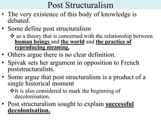 Can the Subaltern Speak? | PPTX