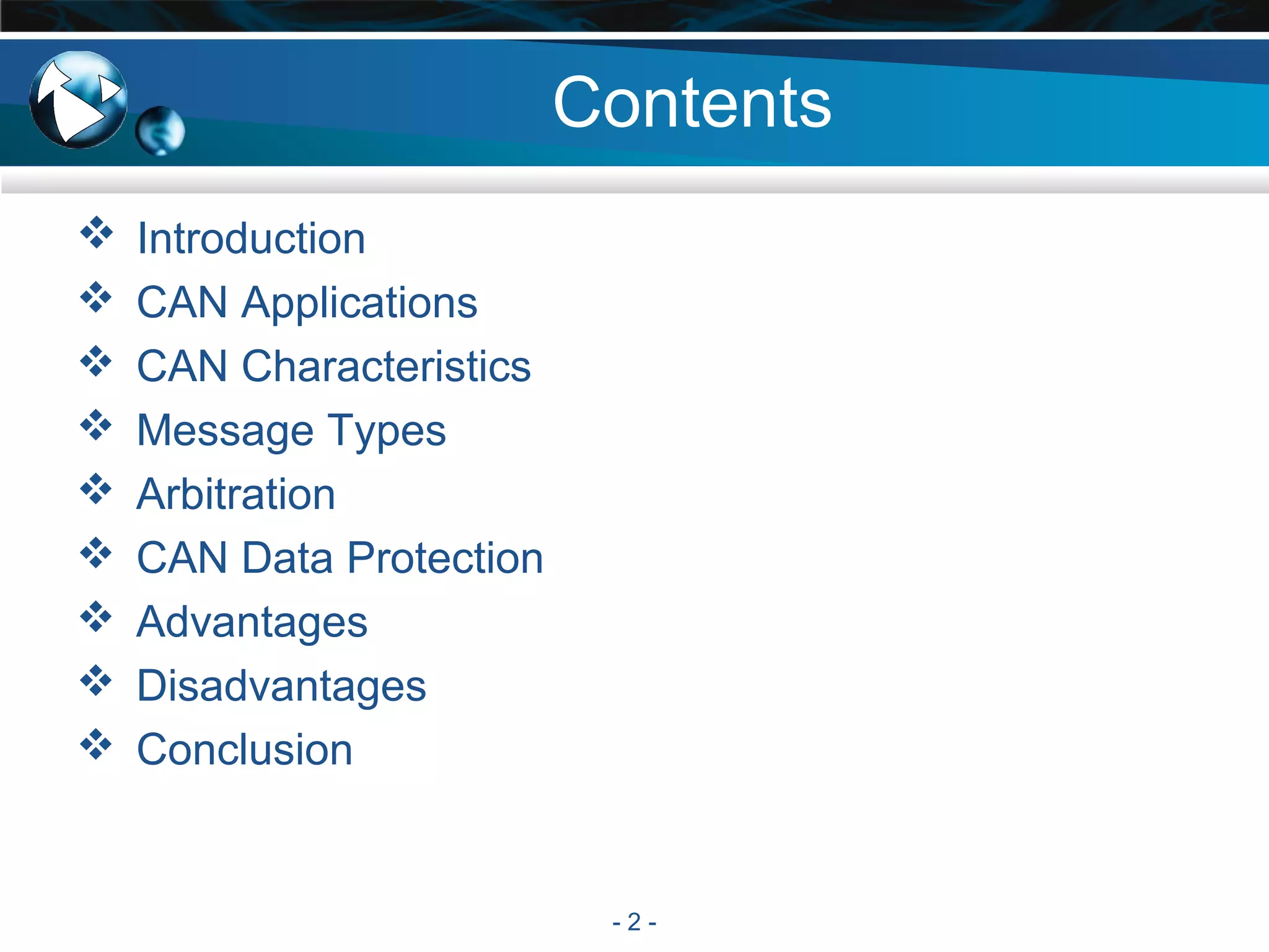 Can Controller Area Network Bus Protocol Ppt Computer Networking