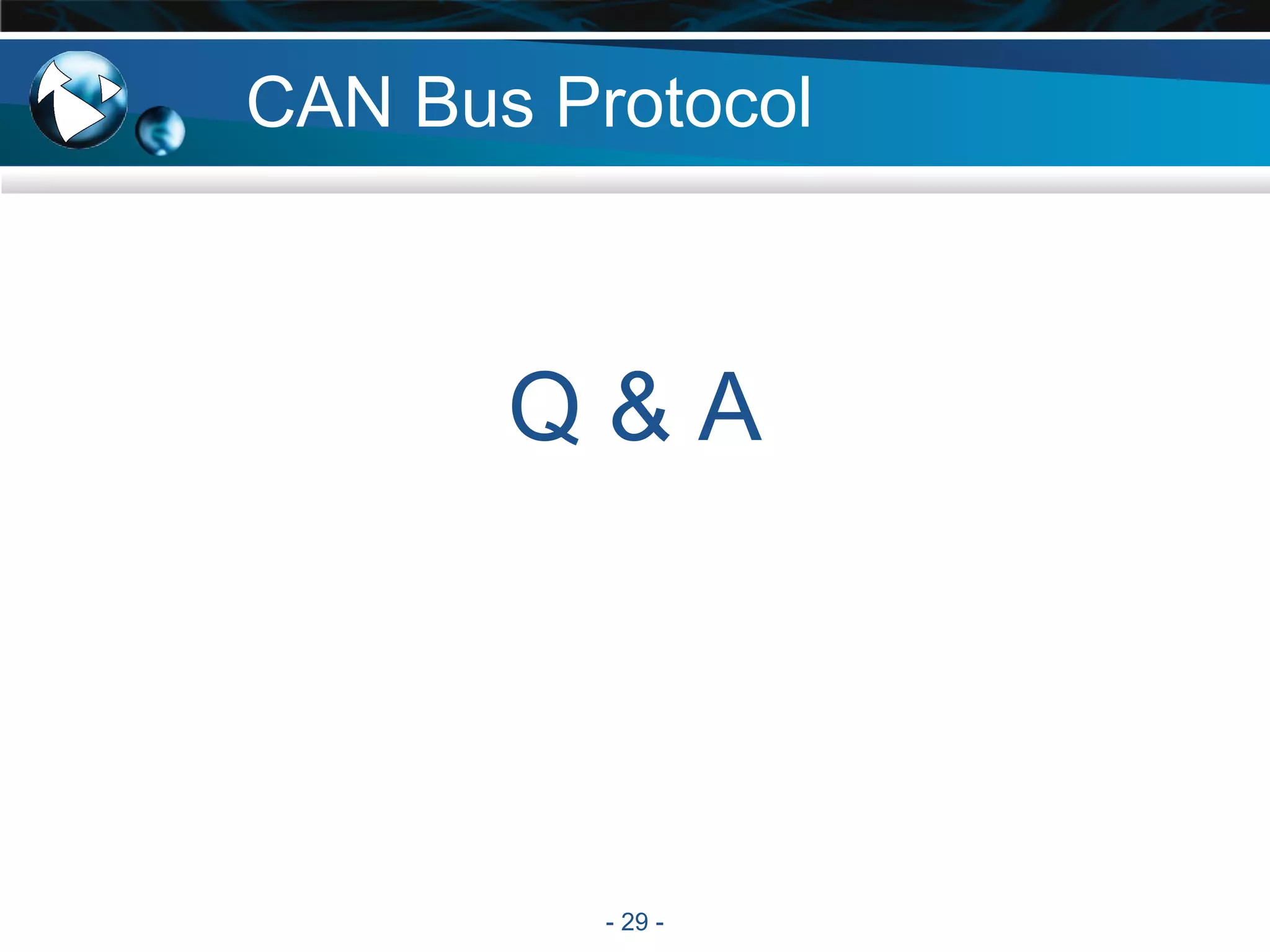 Can Controller Area Network Bus Protocol Ppt Computer Networking Computing