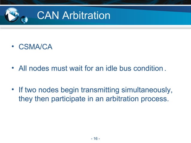 CAN (Controller Area Network) Bus Protocol | PPT | Computer Networking | Computing