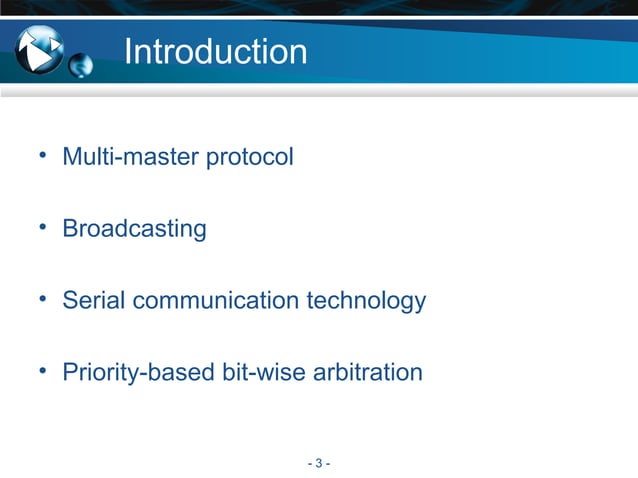 CAN (Controller Area Network) Bus Protocol | PPT | Computer Networking ...