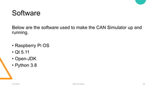 Low Cost Can Simulation - Raspberry Pi 4 | PPT