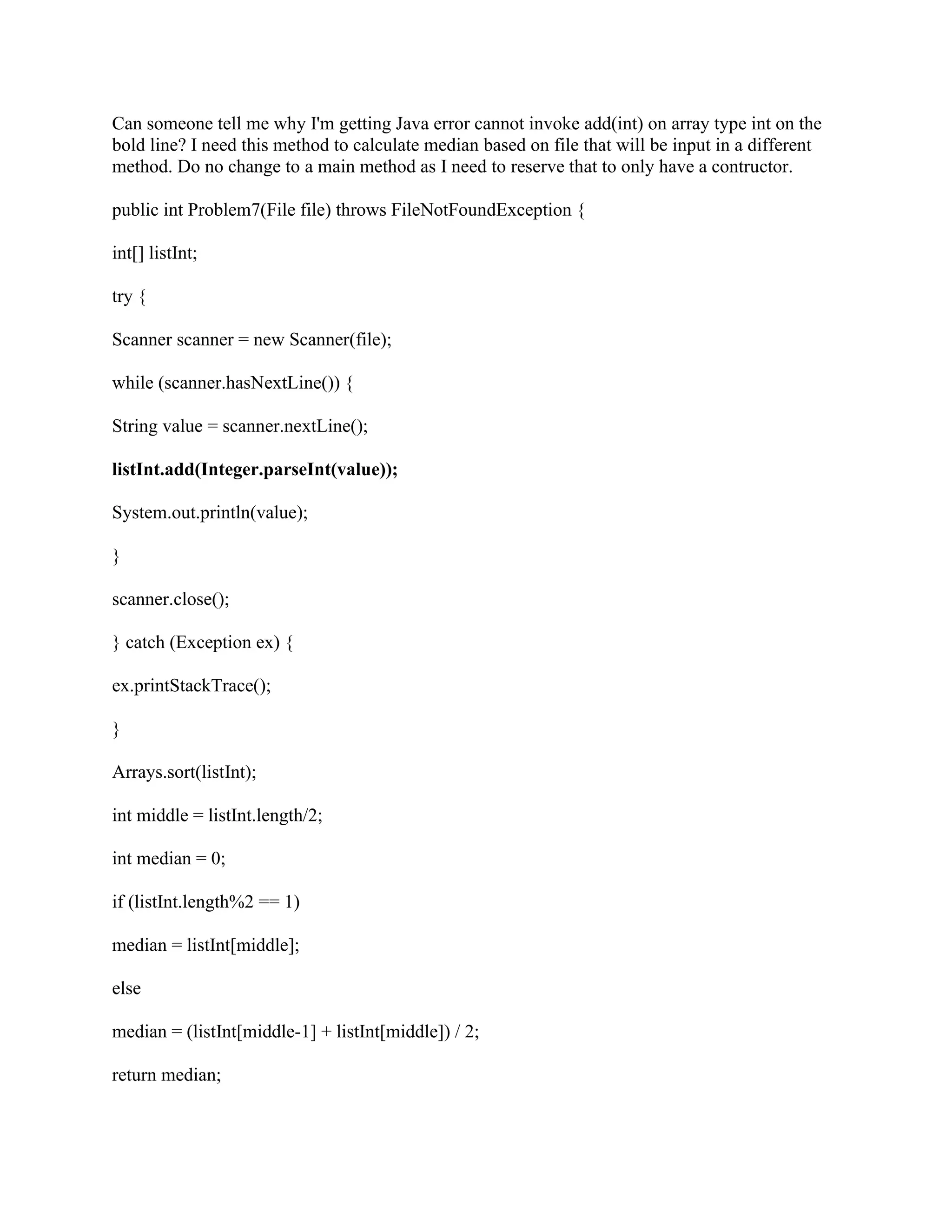 Can Someone Tell Me Why Im Getting Java Error Cannot Invoke Addintpdf 