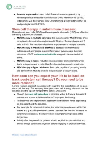 Can Stem Cell Therapy Manage Autoimmune Disorder? | PDF