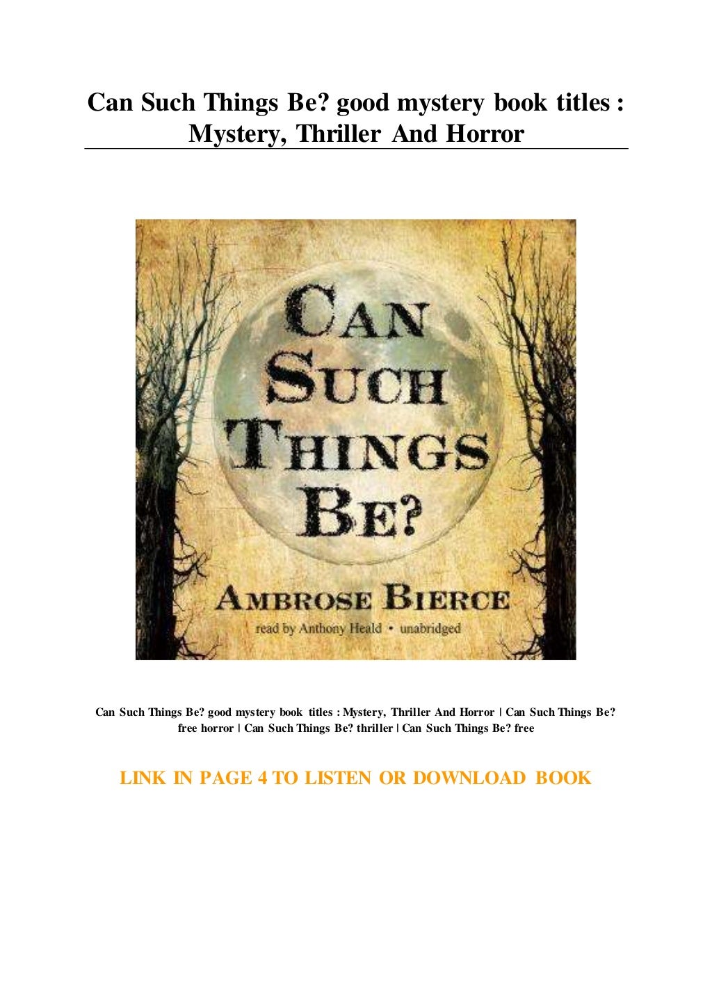 Can Such Things Be Good Mystery Book Titles Mystery Thriller An can-such-things-be-good-mystery-book-titles-mystery-thriller-an