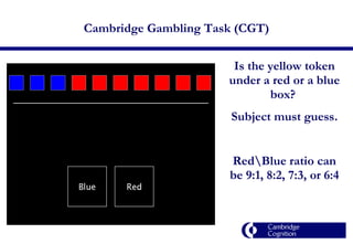 Cantab Test Review | PPT