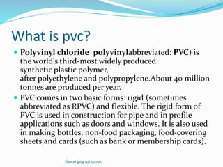 PVC pipes manufacturers in bawana | PPT