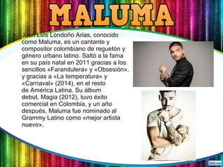 Cantantes y grupos famosos en latino américa | PPT