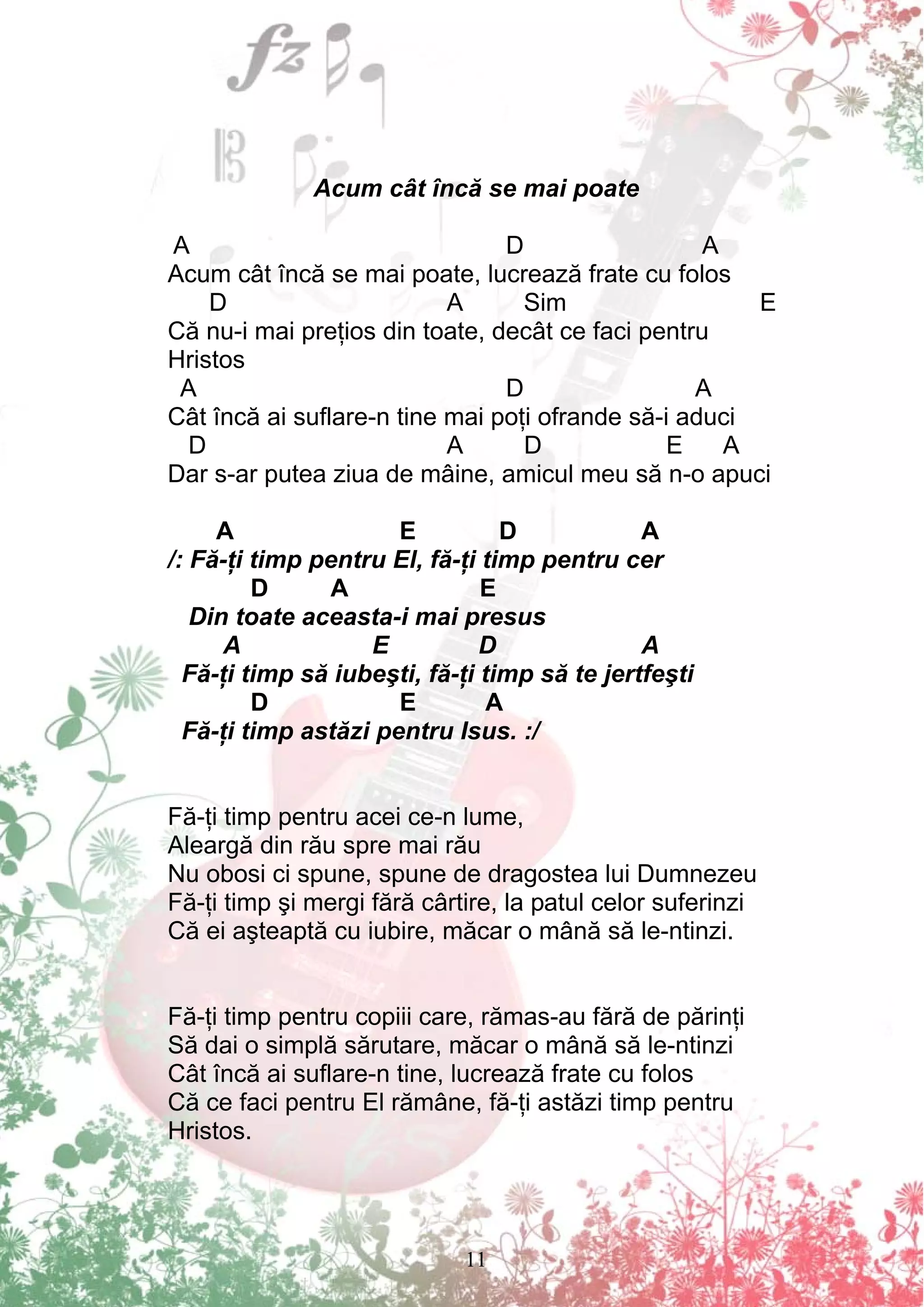 Cantari crestine acorduri_chitara | PDF