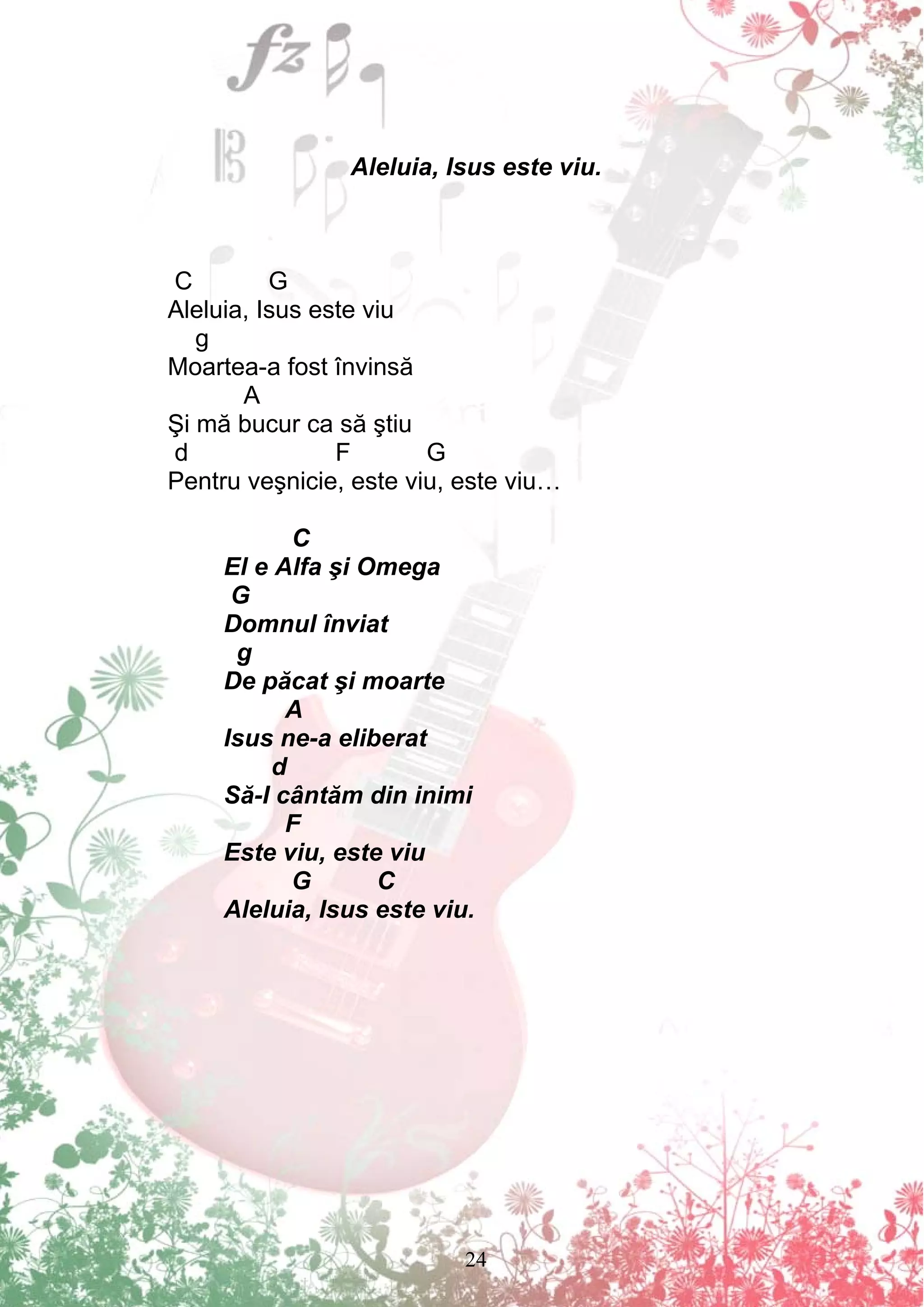 Cantari crestine acorduri_chitara | PDF