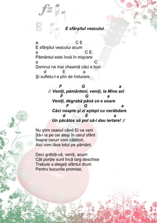 Cantari crestine acorduri_chitara | PDF