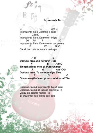 Cantari crestine acorduri_chitara | PDF