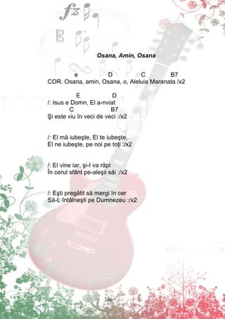 Cantari crestine acorduri_chitara | PDF