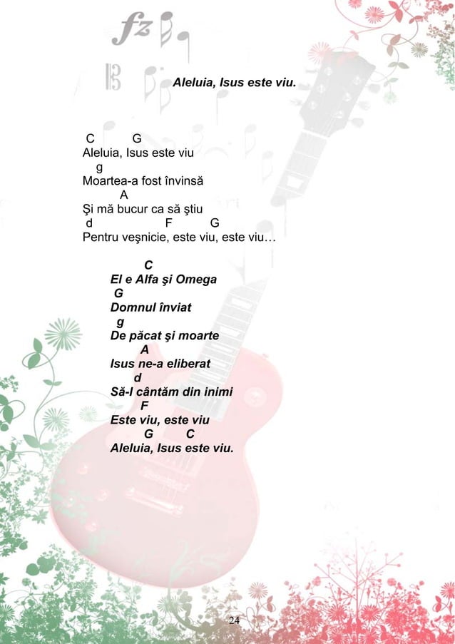 Cantari crestine acorduri_chitara | PDF