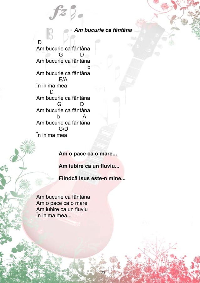 Cantari crestine acorduri_chitara | PDF