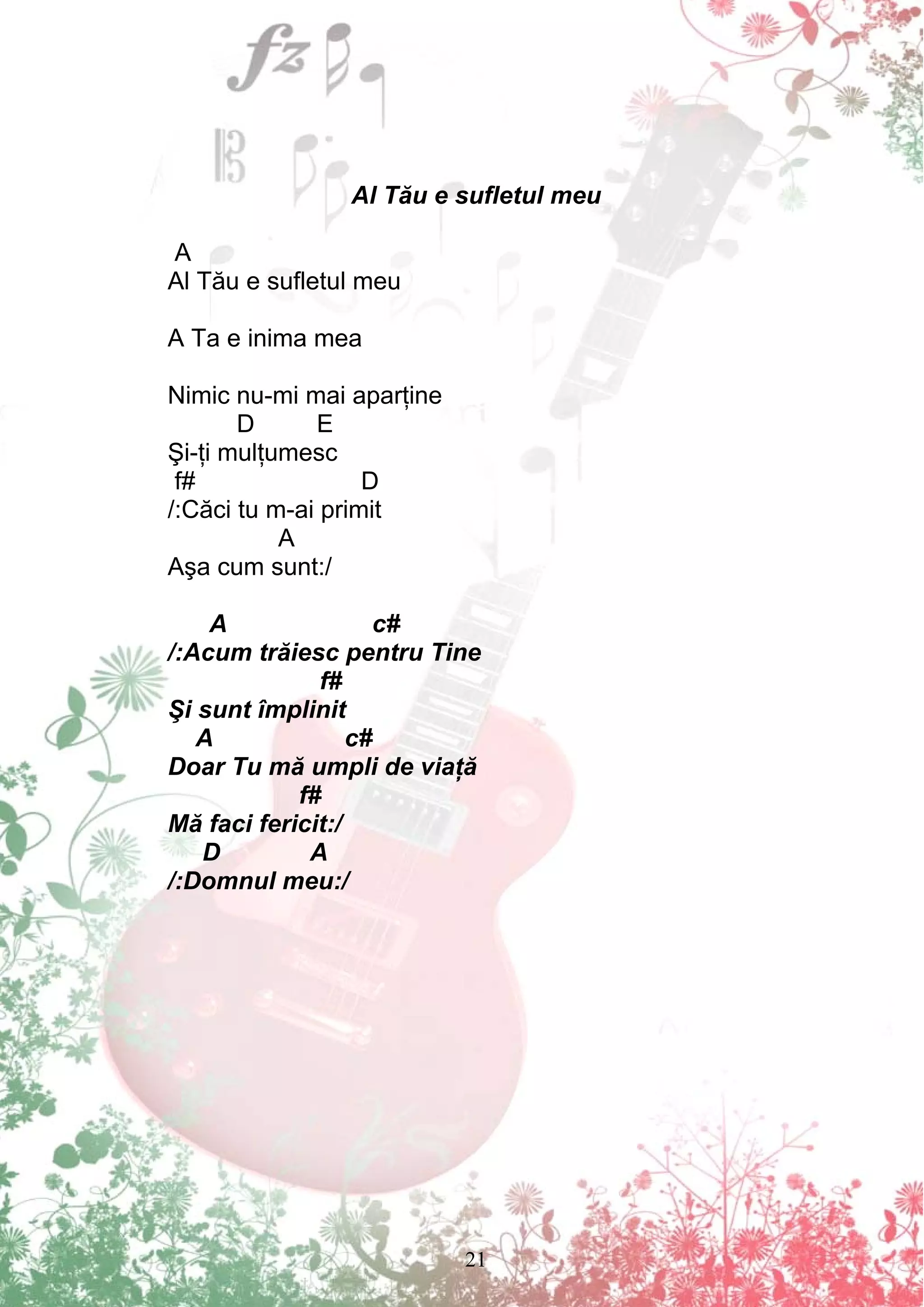 Cantari crestine acorduri_chitara | PDF