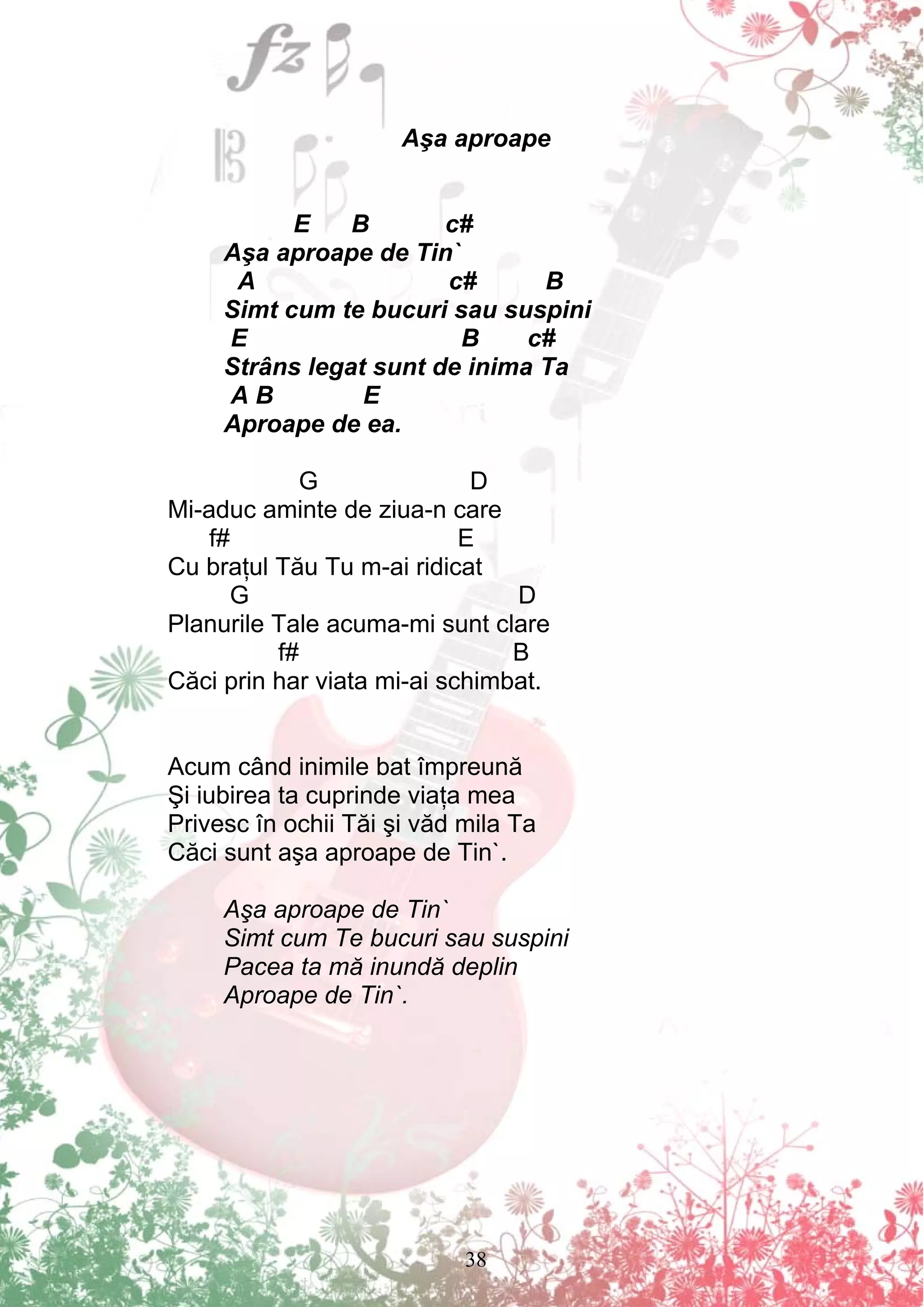 Cantari crestine acorduri_chitara | PDF