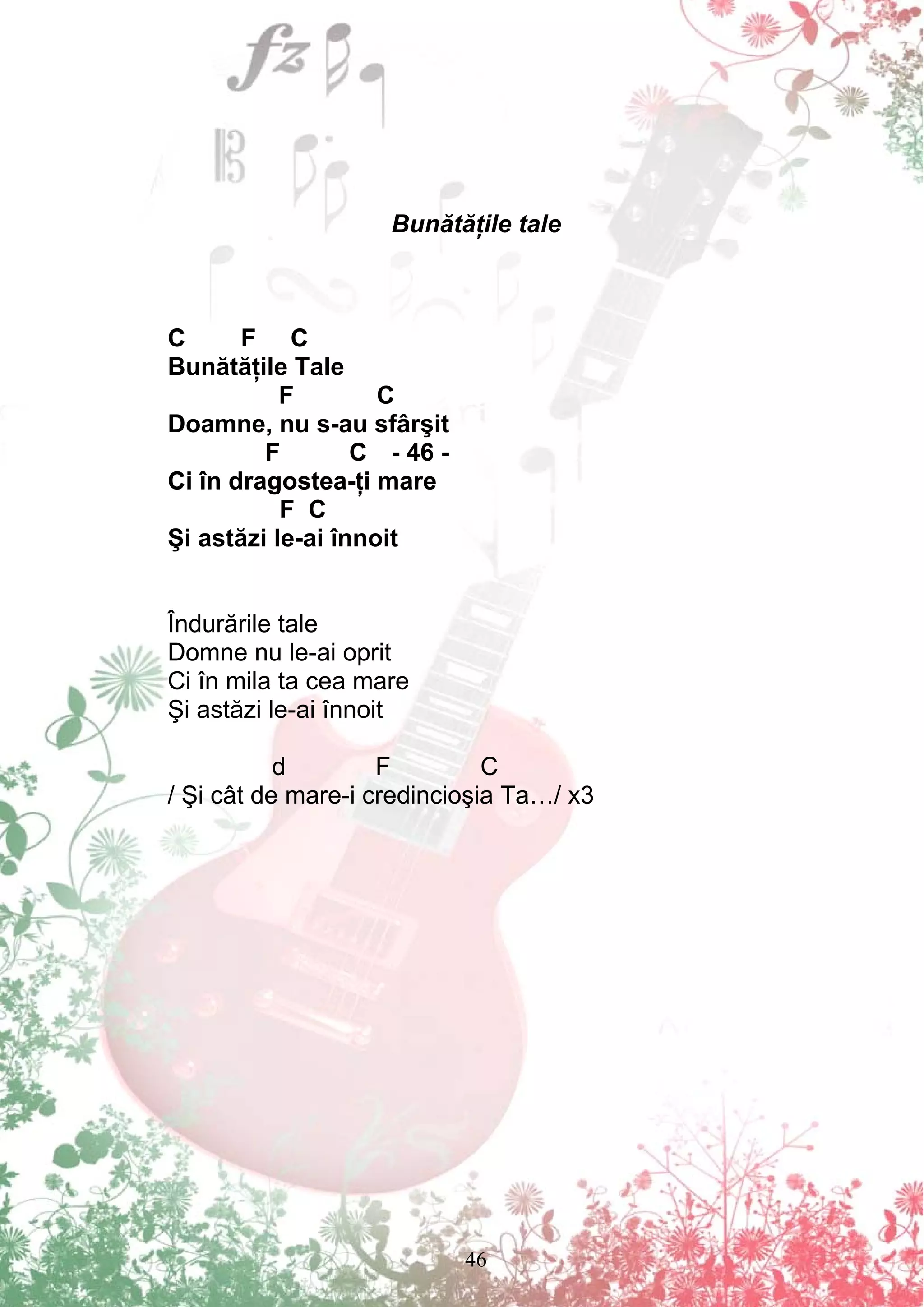 Cantari crestine acorduri_chitara | PDF