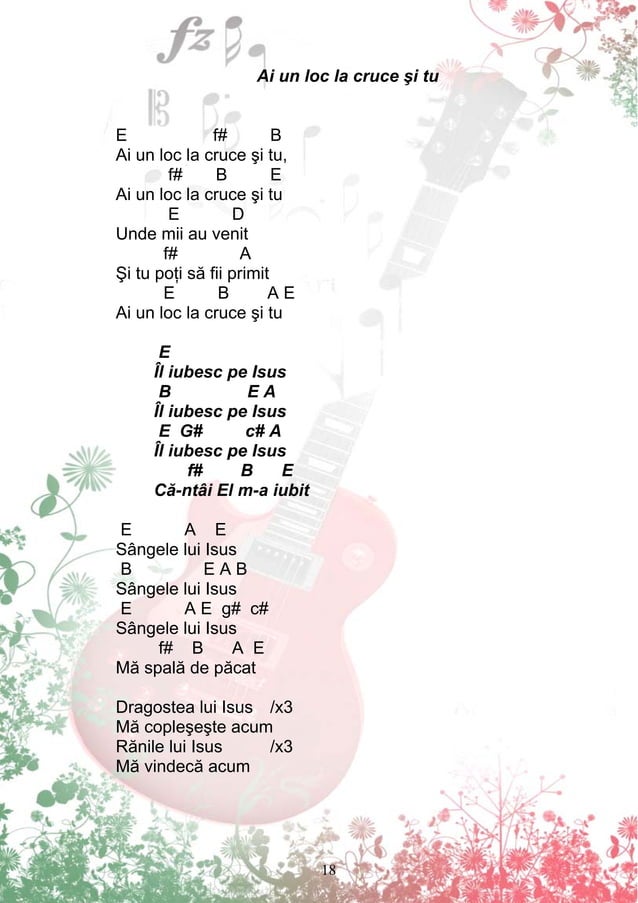 Cantari crestine acorduri_chitara | PDF