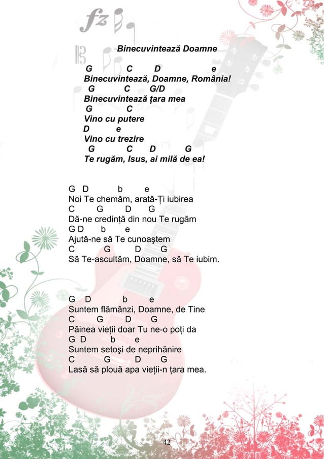 Cantari crestine acorduri_chitara | PDF