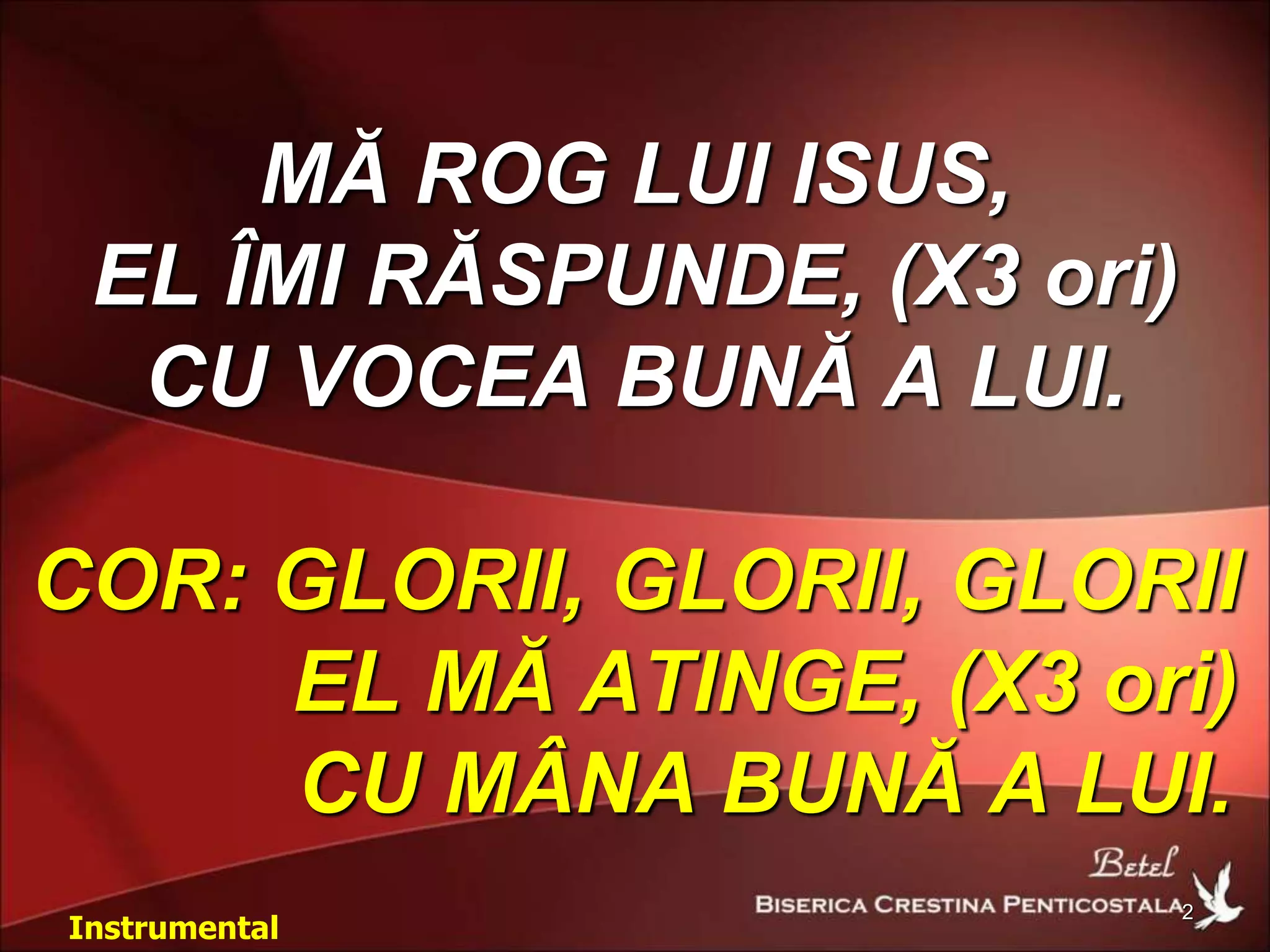 CANT DESPRE ISUS.ppt