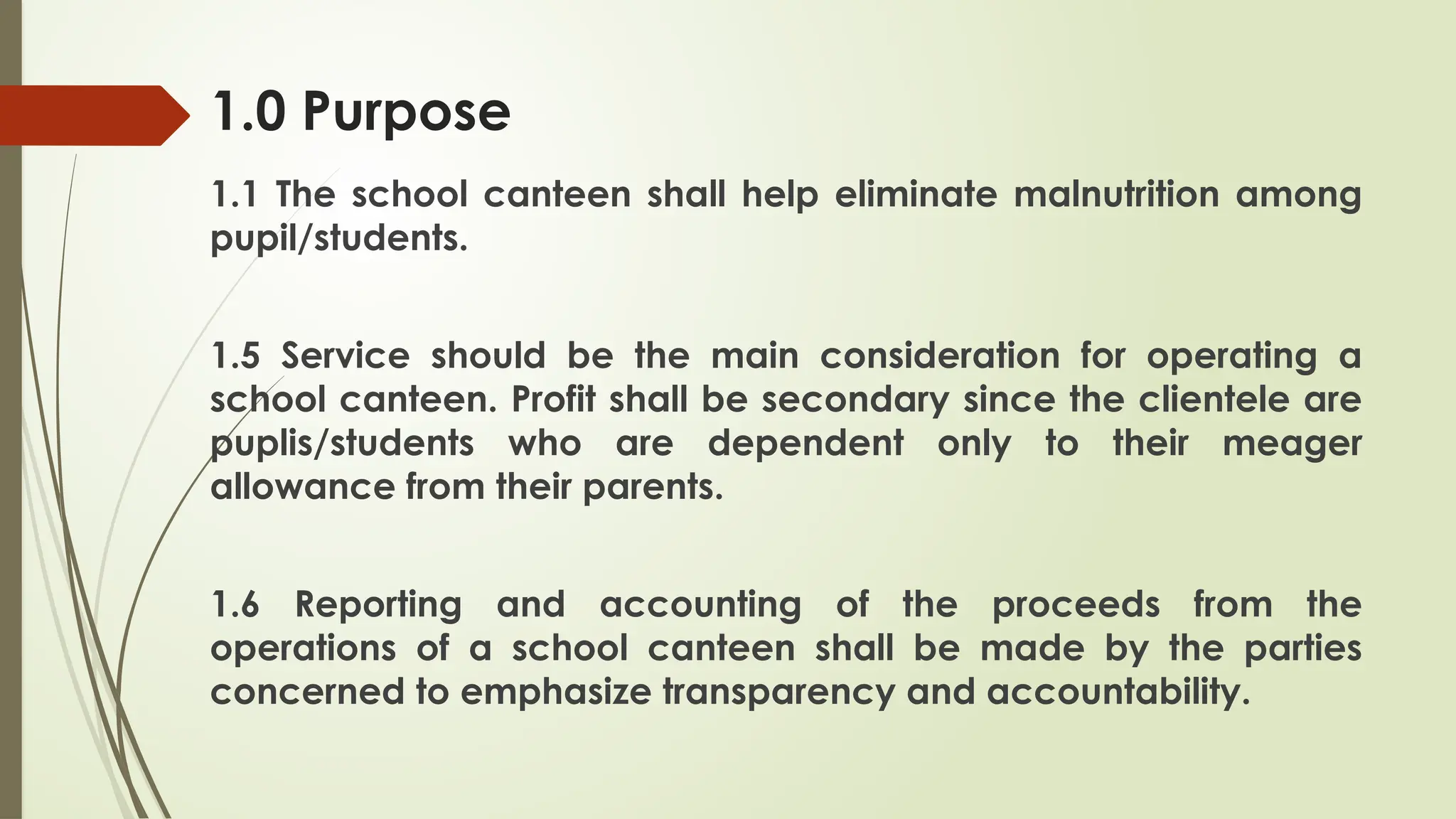 Canteen rules and regulations for opening of class 2025-2026 | PPTX
