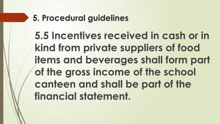 Canteen rules and regulations for opening of class 2025-2026 | PPTX